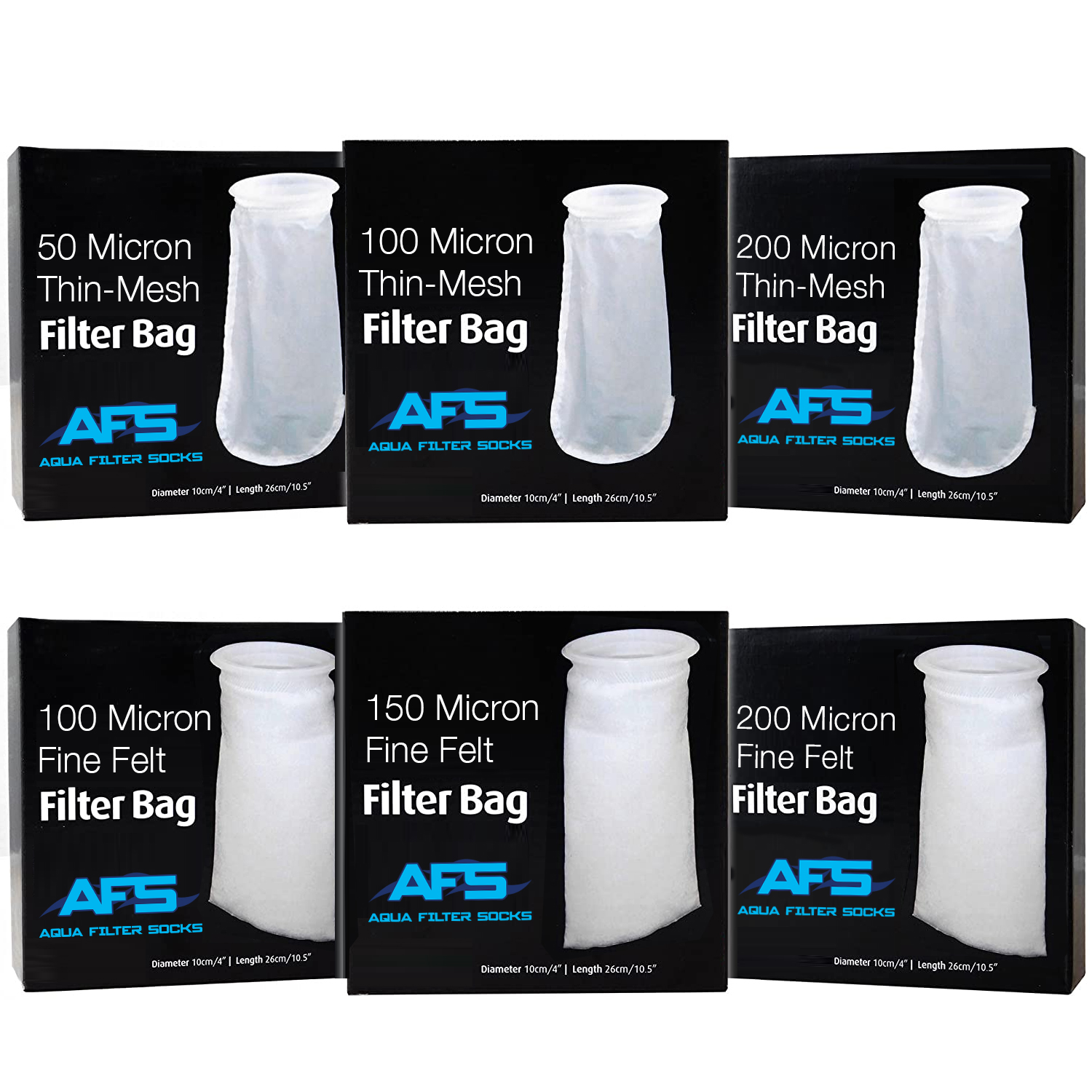 Aqua Filter Socks - Aqua Filter Socks Marine Freshwater Pond Hydroponics